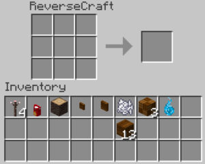 間違えてクラフトしちゃった・・・でも「ReverseCraft」があれば戻せるよ？【マインクラフトMOD紹介】 - Minefriendsマイクラ攻略